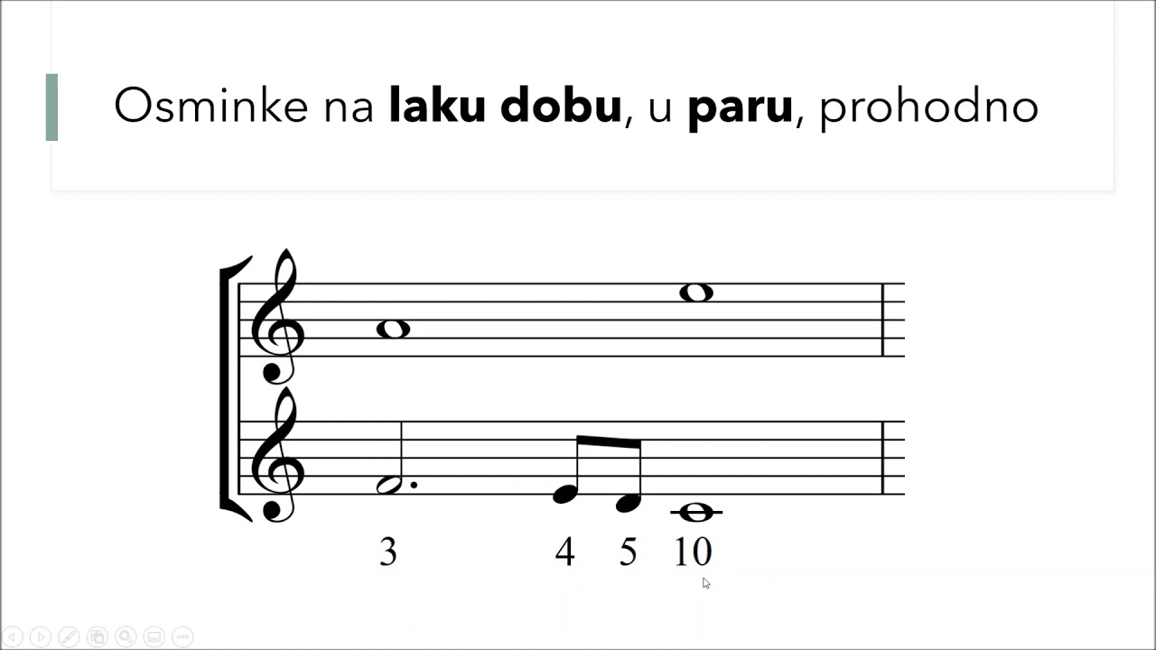 [24.3.] Polifonija 3 - Slobodno dvoglasje - YouTube