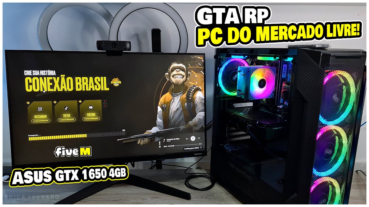 GTA RP NO PC DO MERCADO LIVRE GTX 1650 4GB (FiveM) - YouTube