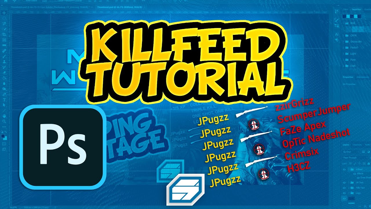 How To Make A Custom Killfeed For Your Call Of Duty Thumbnails