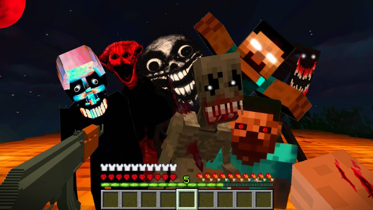 ME ENFRENTE A MAS DE 50 MODS DE TERROR EN MINECRAFT! - YouTube