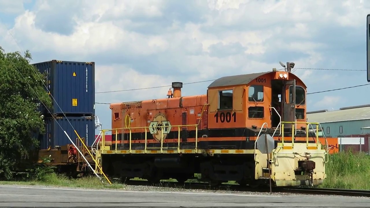 Savannah Port Terminal Railroad (G&W) - YouTube