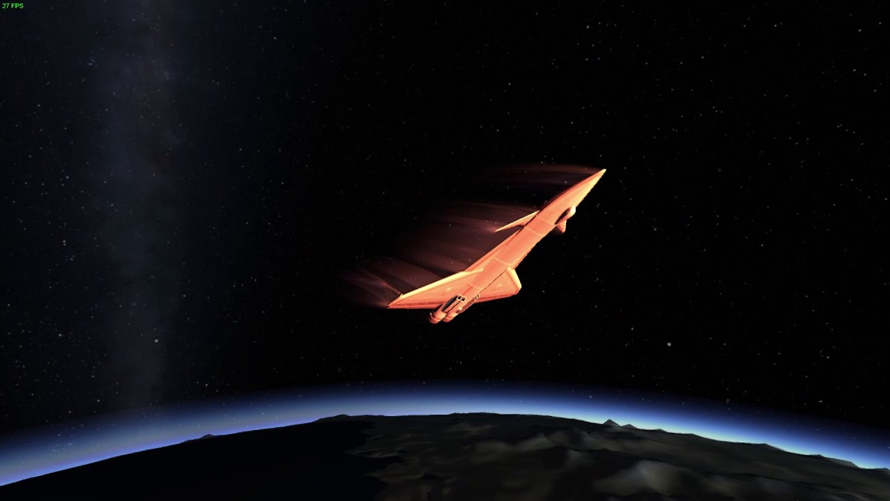 [KSP] Space Plane Re-Entry with Firefly and landing (GONE WRONG) - YouTube