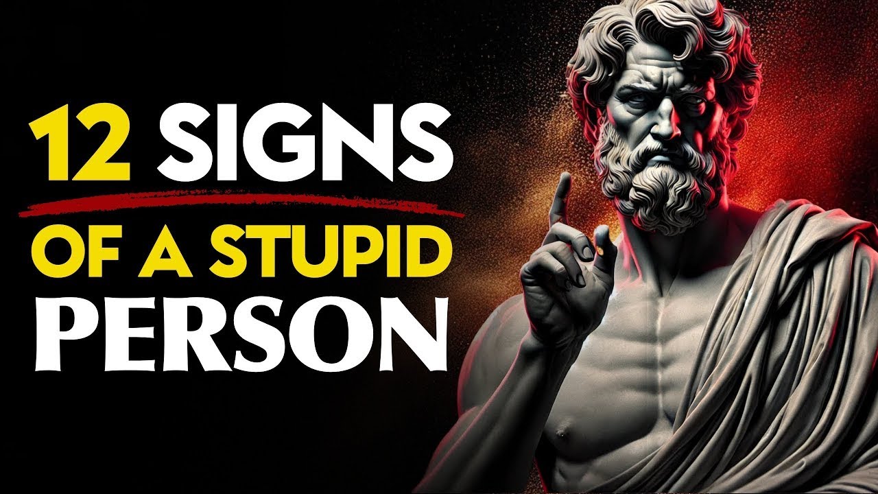 12 Stupid Things People Do Without Realizing It | Stoic Philosophy ...