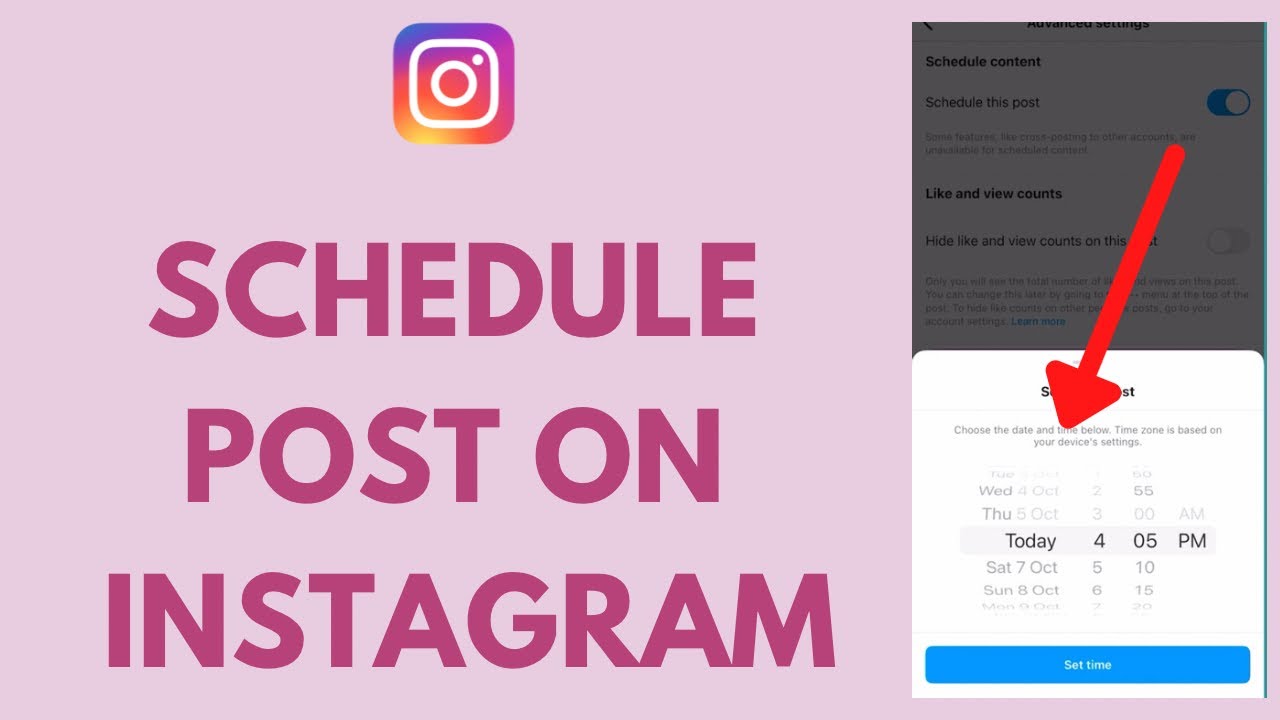How to Schedule Instagram Post (EASY!) - YouTube