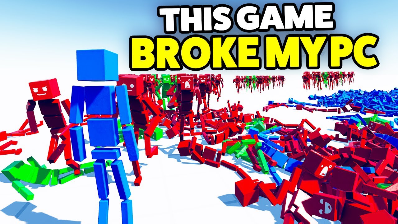I ALMOST BROKE MY PC WITH PHYSICS! - Fun with Ragdolls: The Game - YouTube