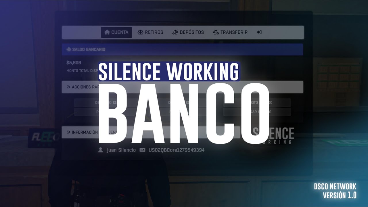 SW Banking - Five M QBCore - Silence Studios & DSCO Network - YouTube