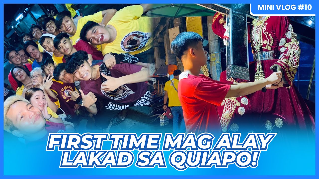 FIRST TIME MAG ALAY LAKAD AT MATULOG SA QUIAPO! (Mini vlog Ep.10) | Jericho Geronimo - YouTube