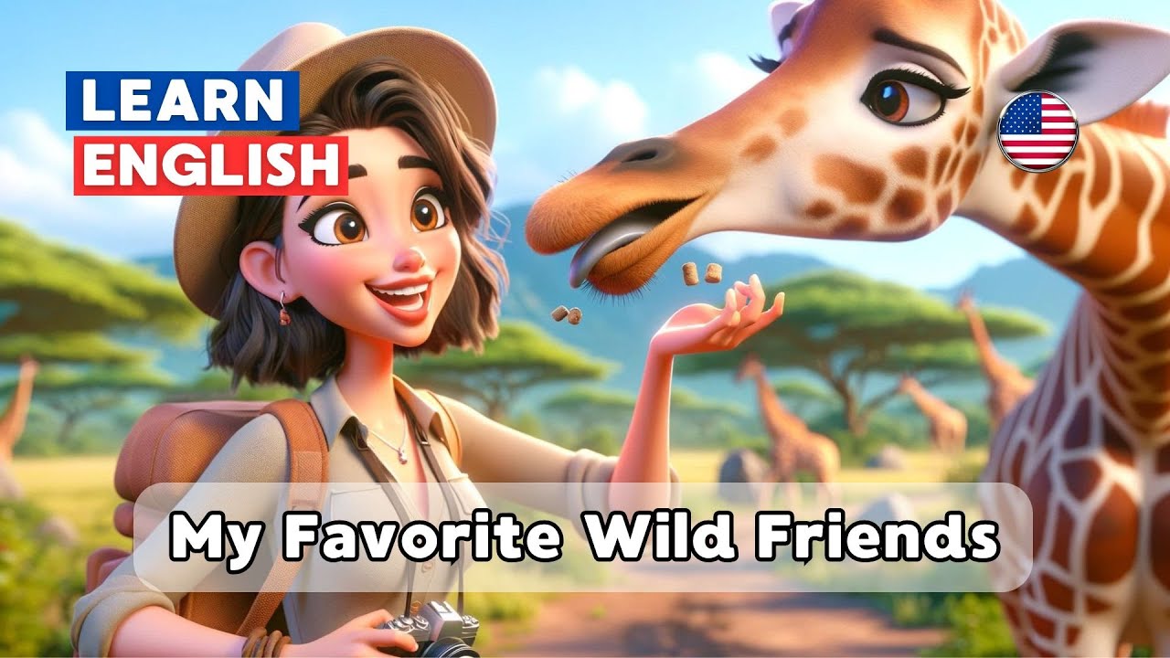 English Listening & Speaking | A1 (Level 1-2) | African Animals ...