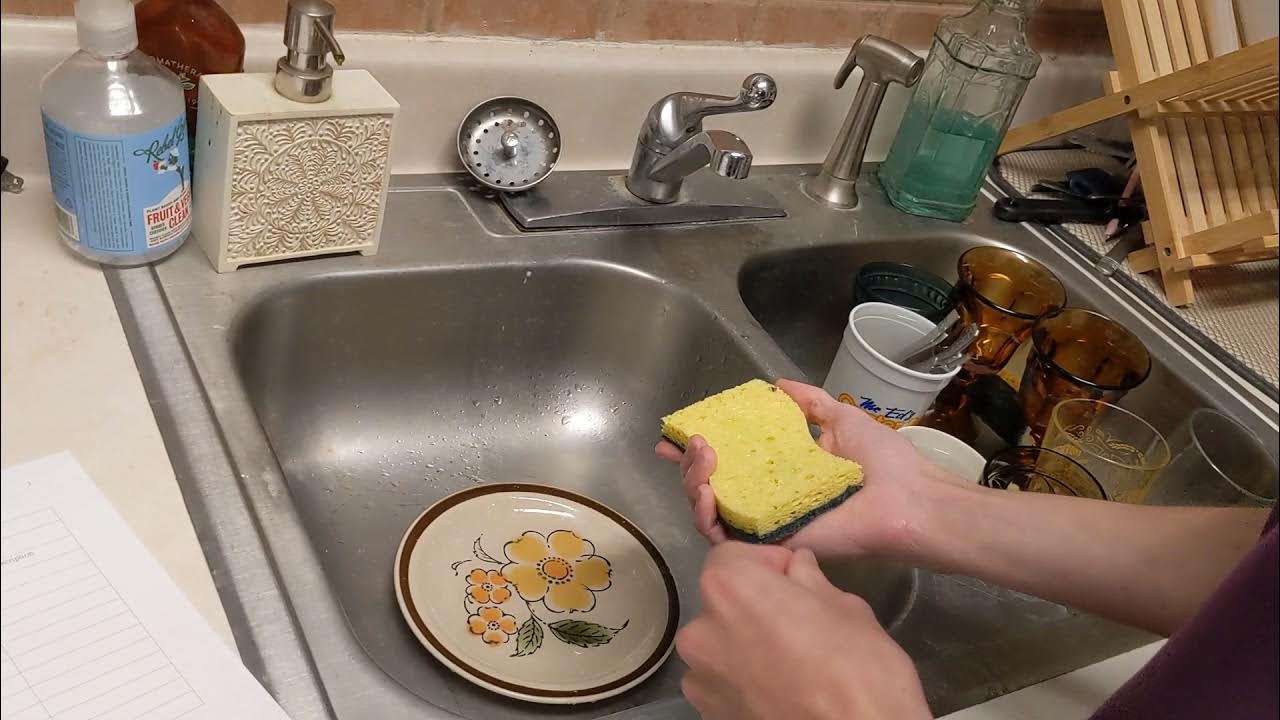 Washing Dishes Task Analysis Example - YouTube