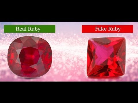 Steps To Identify Real Ruby Gemstone