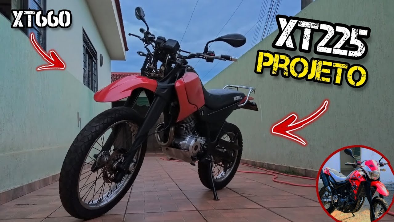 PREPARANDO MINHA XT 225 - YouTube