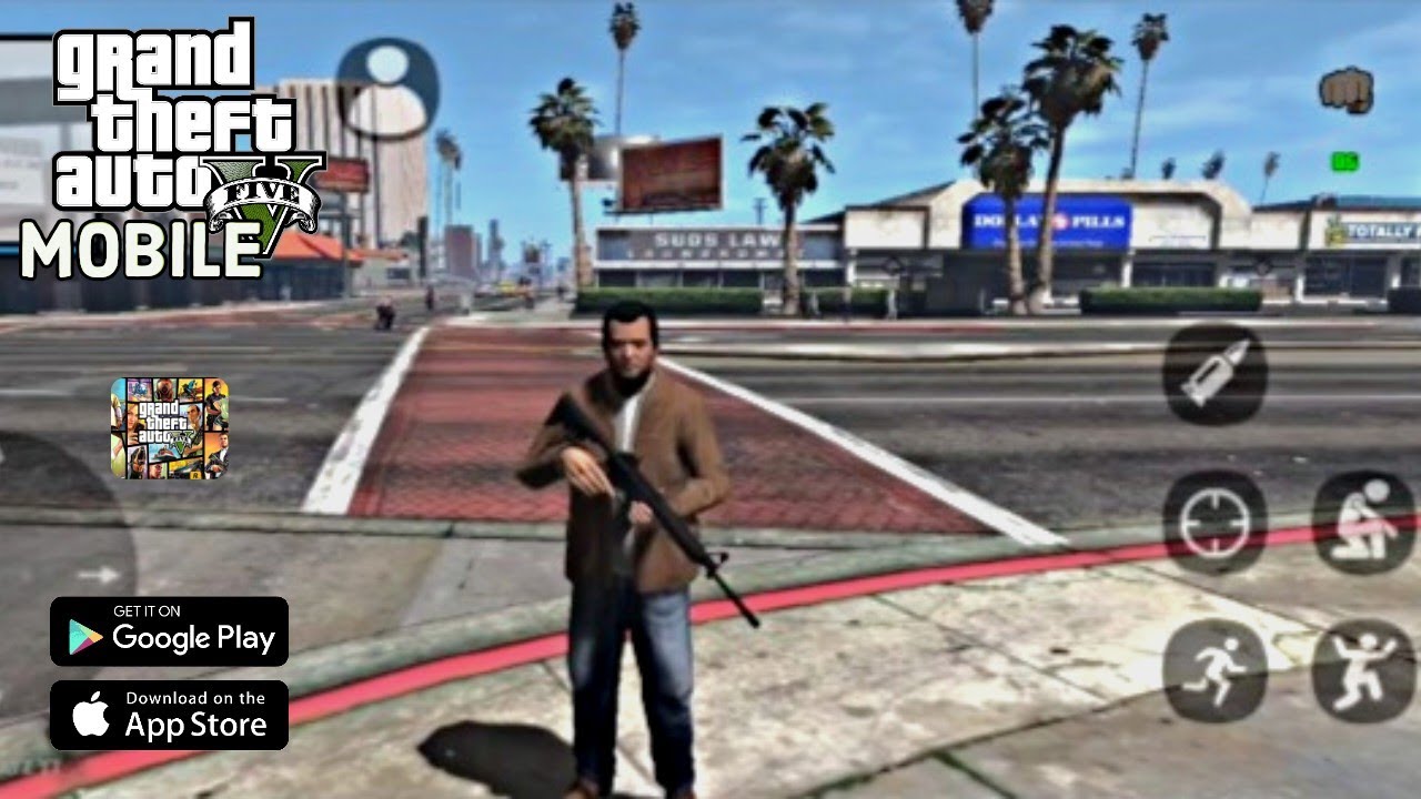GTA 5 MOBILE With UHD Graphics, Full Map | GTA 5 Full Map Fan Made ...
