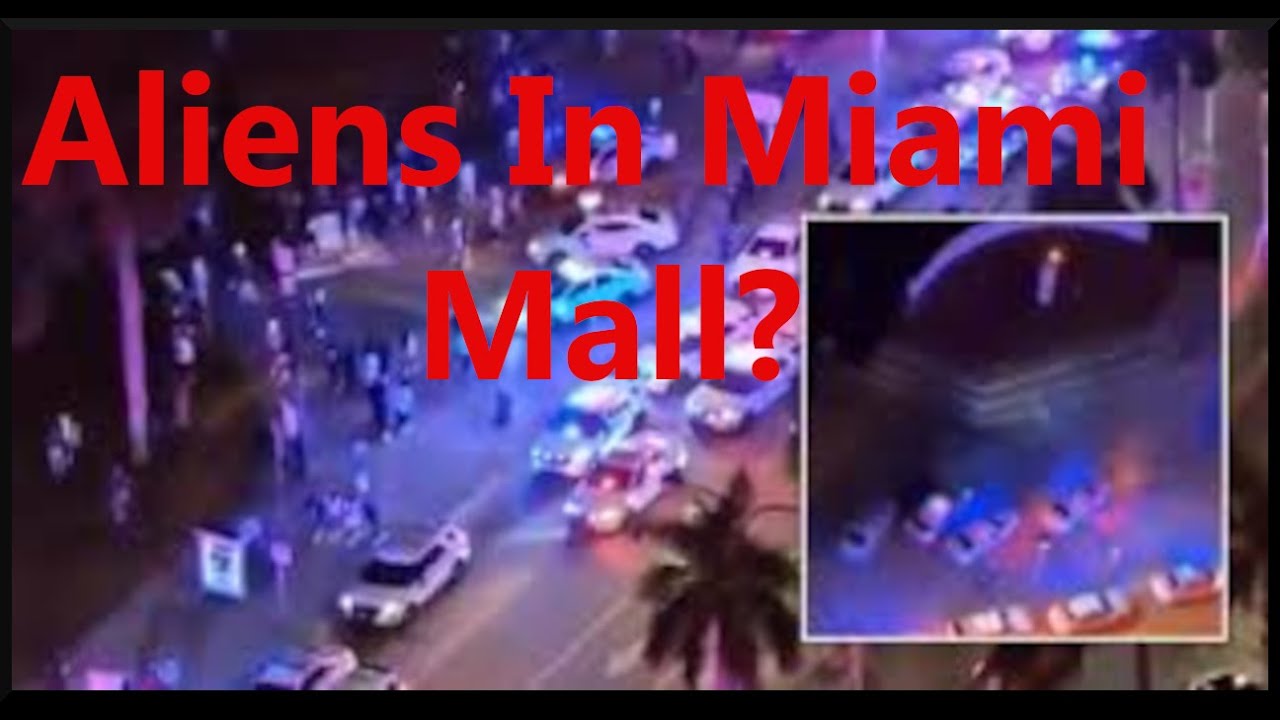 Aliens At Miami Mall? #creepy #aliens - YouTube