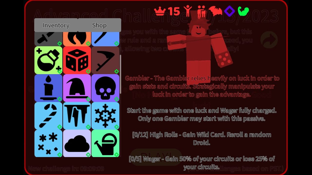 Advanced Challenge 10/15/2023 - Randomly Generated Droids - YouTube