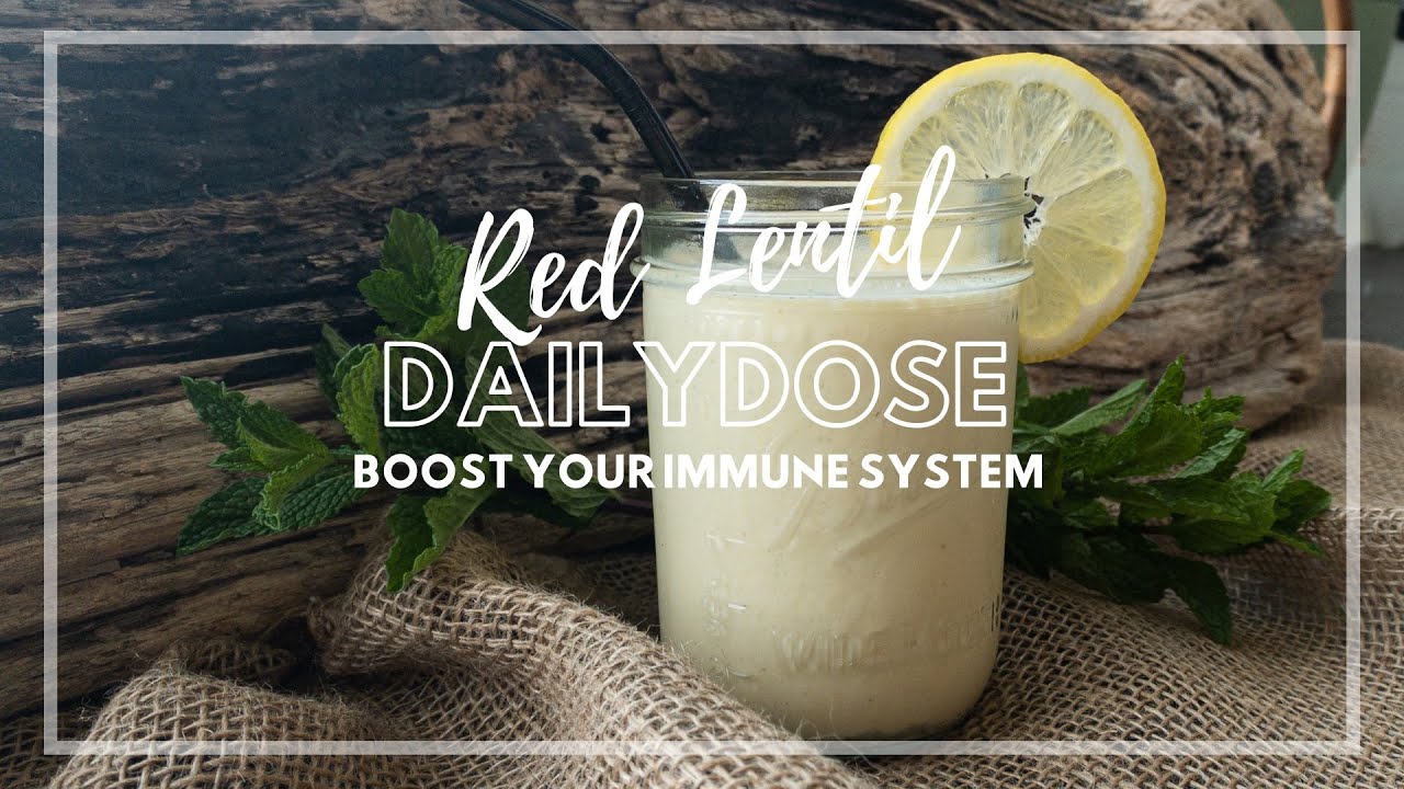 How to add more red lentil into your diet - Red Lentil Smoothie - YouTube