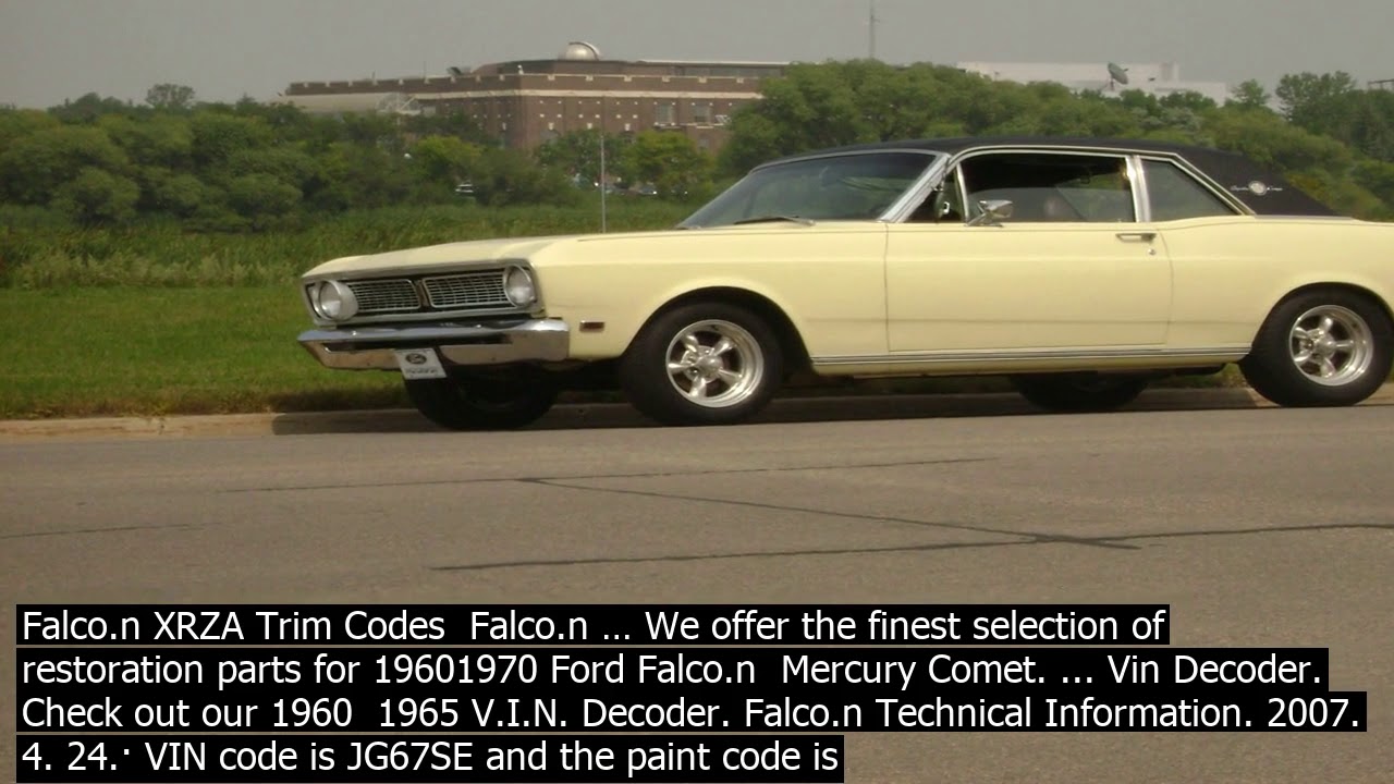 Xd falco.n vin decoder . . .· official ford vin tool fords vin decoder ...