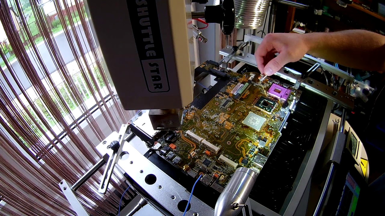 Asus G2S Laptop GPU, NorthBridge Chip Rework! (Videó és Északi híd Chip ...