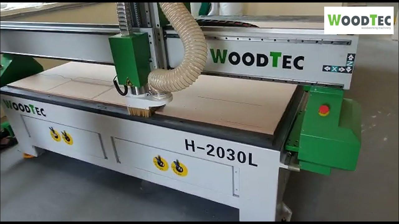 Фрезерно-гравировальный станок с ЧПУ WoodTec H 2030L | РАСПИЛ ФАСАДА - YouTube