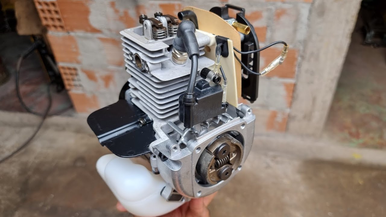 Motor 4 tempos 26cc , para novos projetos do canal - YouTube