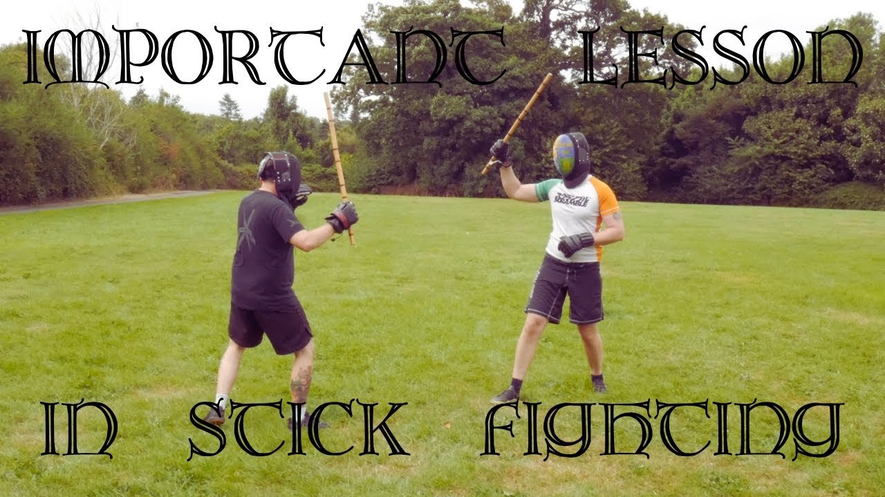 Important lesson in stick fighting - YouTube