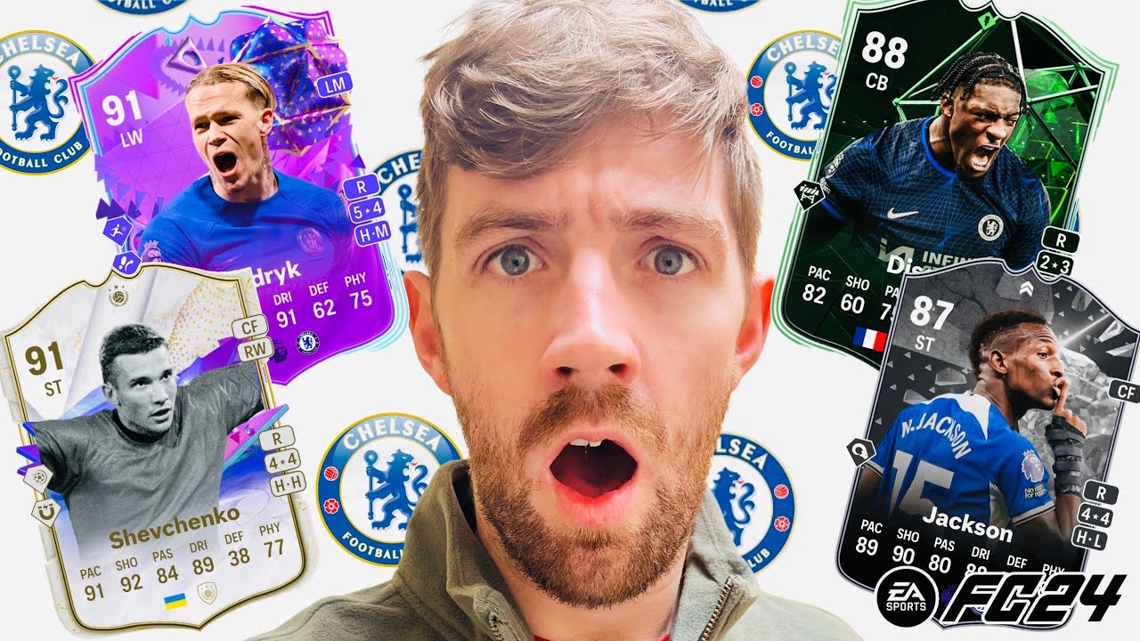 FC 24 - Chelsea Past And Present Squad Builder - YouTube