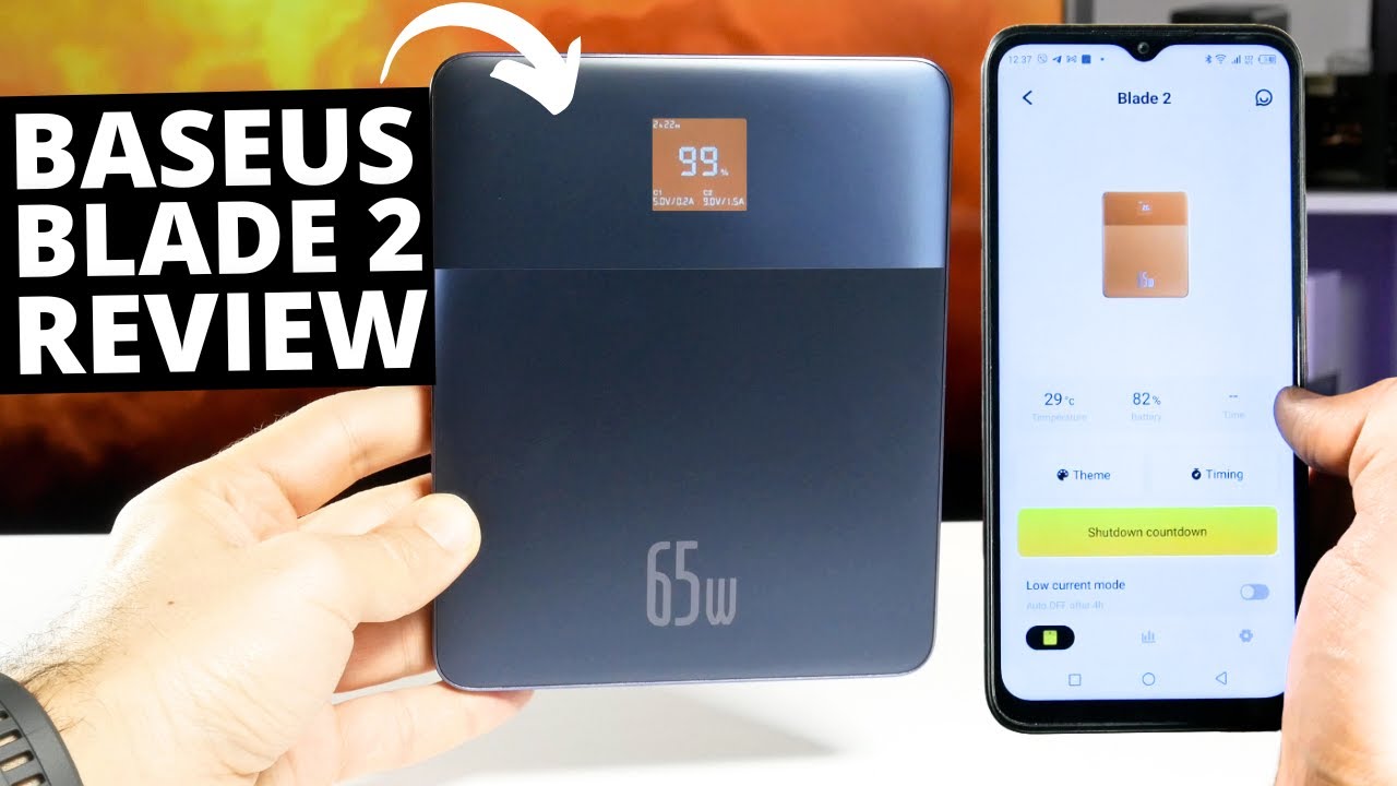 Baseus Blade 2 REVIEW: Super Slim Power Bank for Laptops! - YouTube