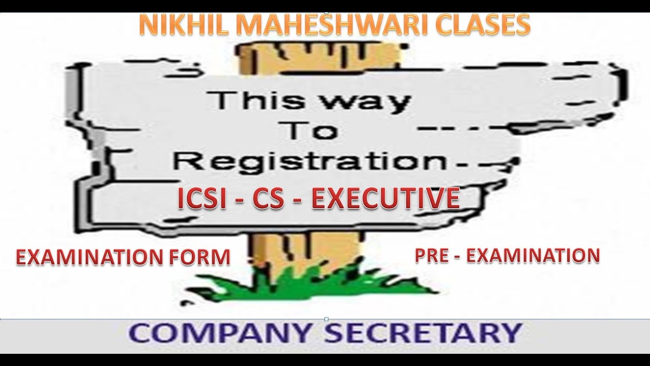 HOW TO REGISTER FOR #CS EXECUTIVE PROGRAMME , #EXAMINATION FORM & PRE ...