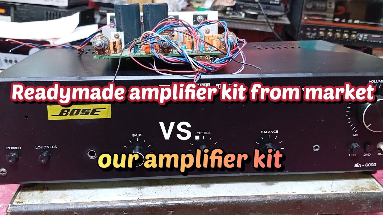 👍Comparison between readymade amplifier kit vs. Our amplifier kit ...