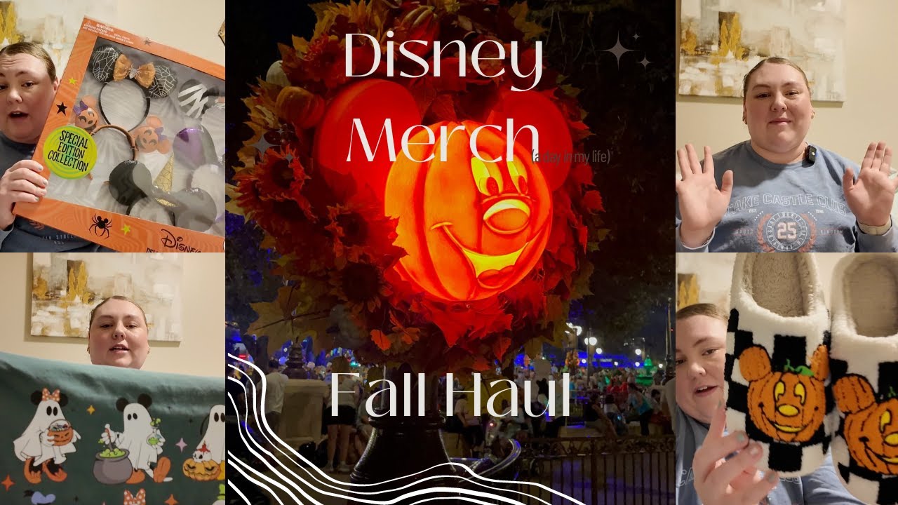 FALL DISNEY MERCH HAUL-Small Shops, Fun Accessories, preparing for my ...
