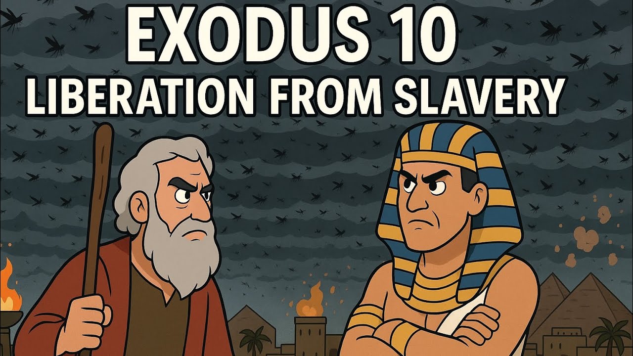 Moses vs Pharaoh _ Darkness falls on Egypt | Bible Cartoon (Exodus 10 ...