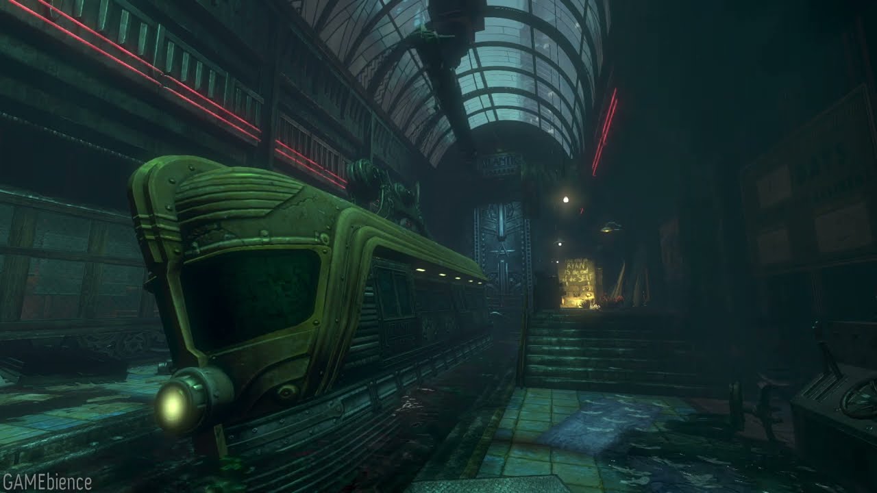 3 Hour - Bioshock 2 Remastered - Atlantic Express Station 1 Ambience ...