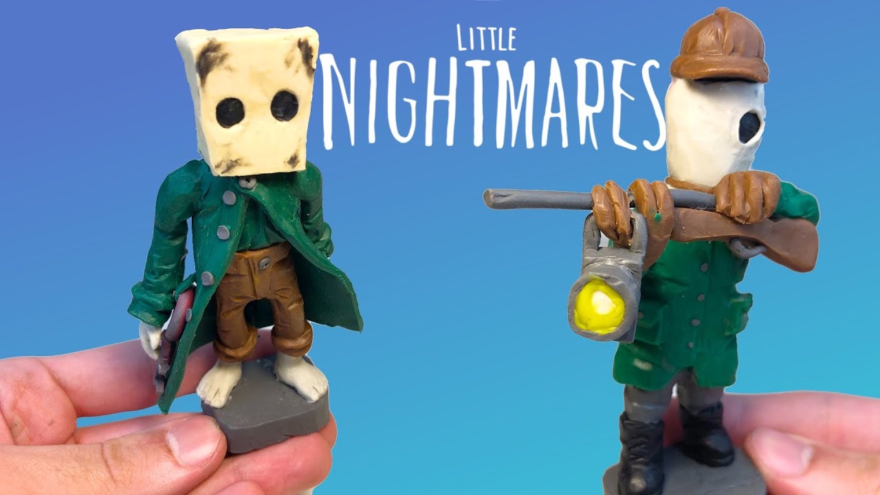 Mono and The Hunter of Little Nightmares 2 with Clay / Plasticine ...