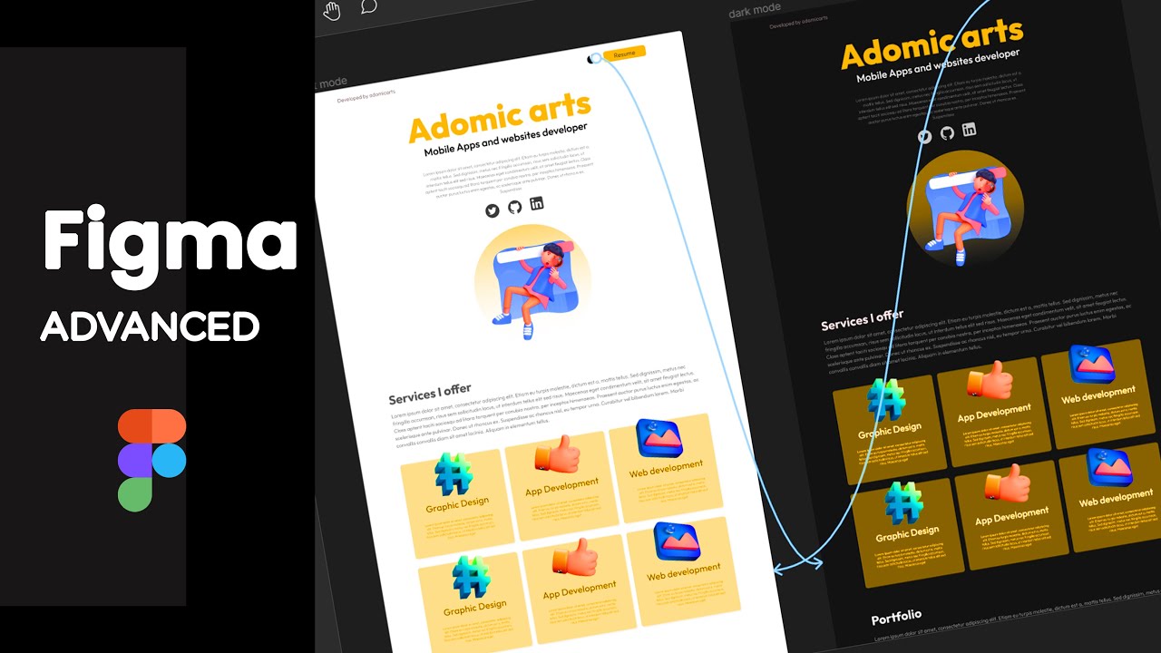 Figma tutorial for beginners: How to toggle between light and dark ...