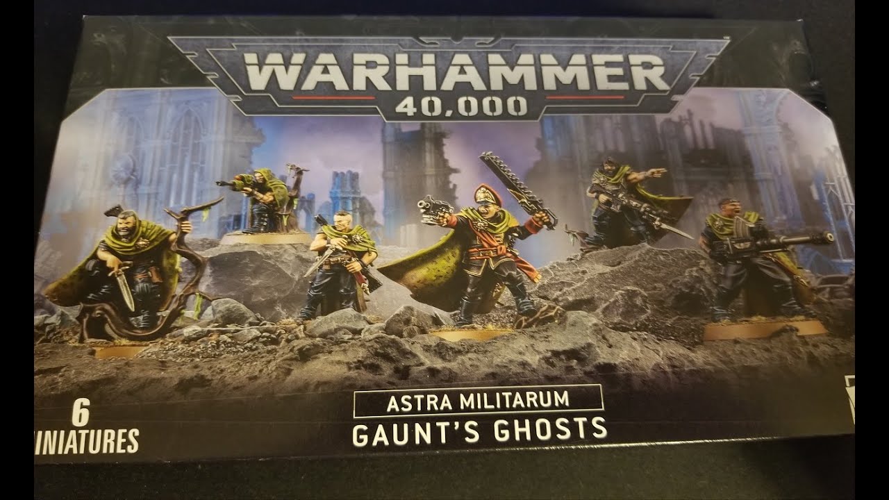 Warhammer 40K - Gaunt's Ghosts Unboxing - YouTube