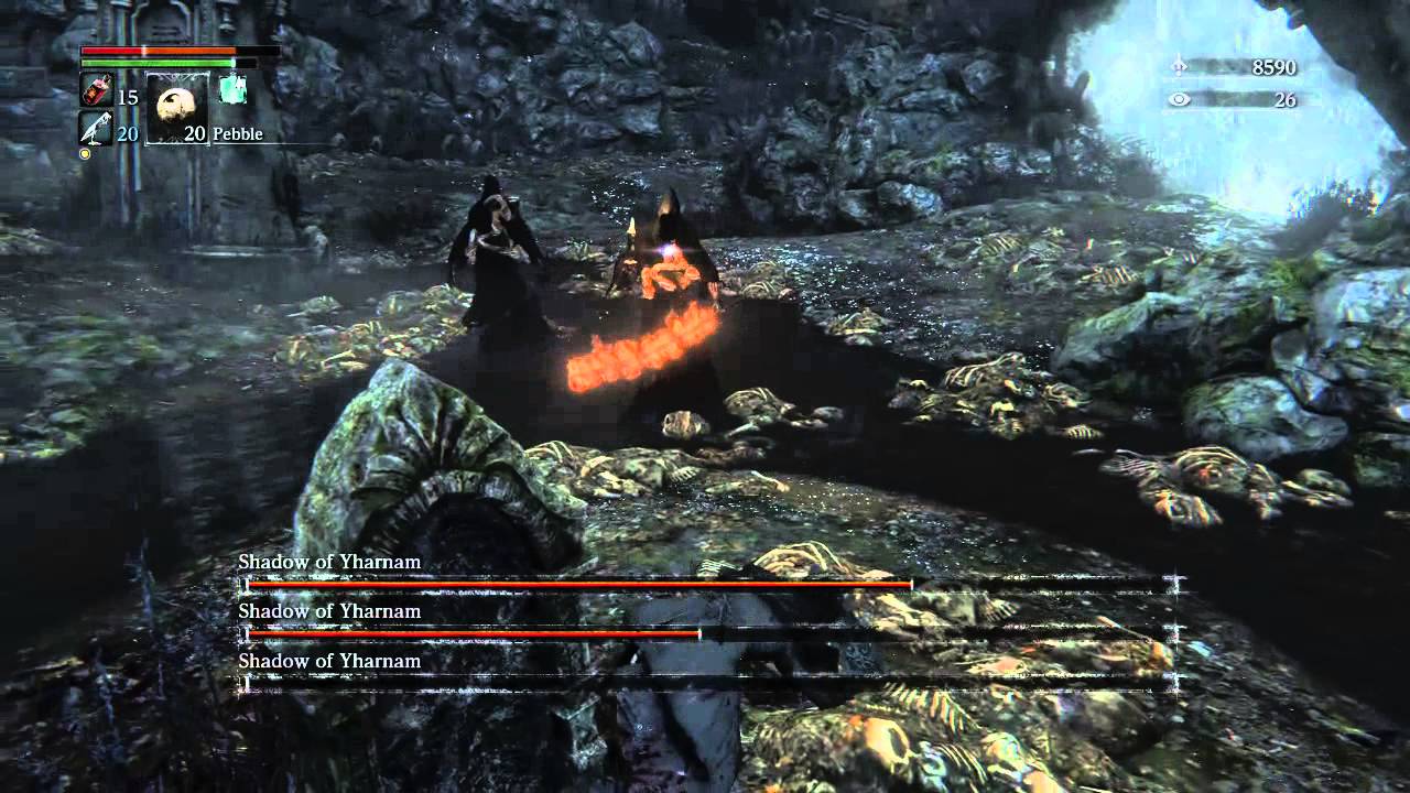 Bloodborne™ - Shadow of Yharnam Boss - YouTube