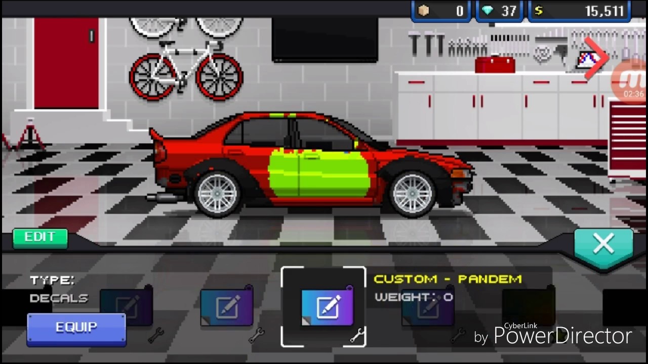 EVO BUILD (PIXEL CAR RACER #12) - YouTube
