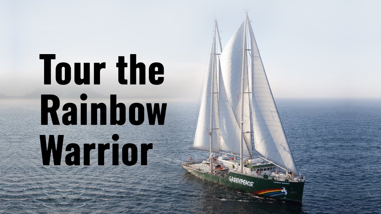 A tour of the Rainbow Warrior ship! - YouTube