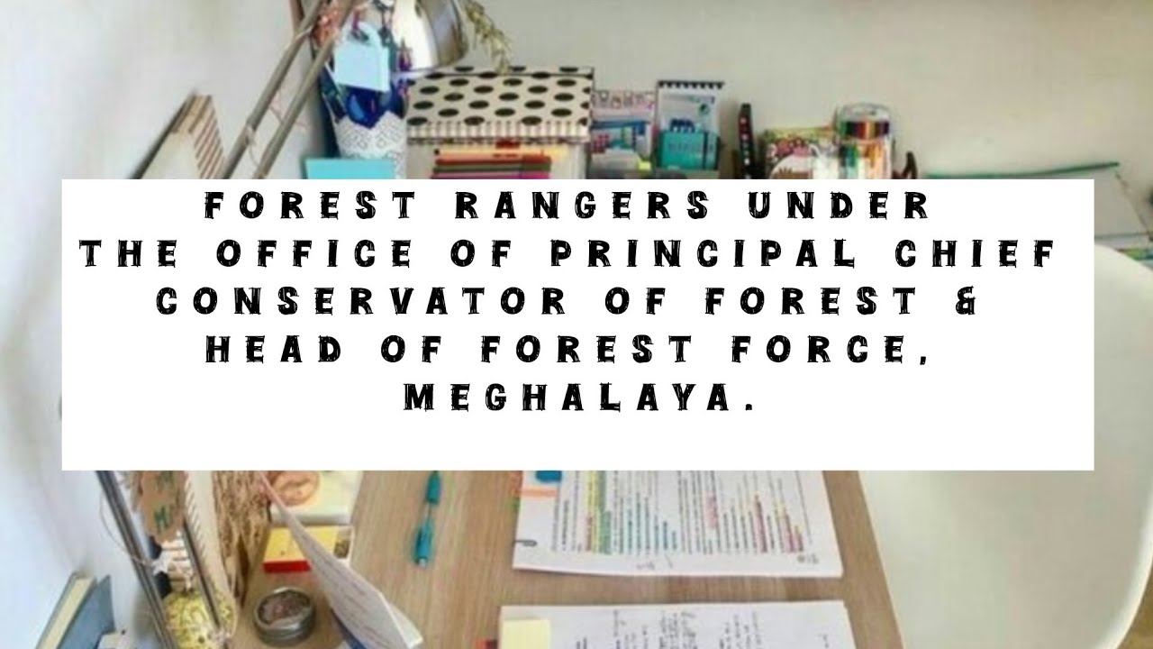 FOREST RANGERS UNDER THE OFFICE OF PRINCIPAL CHIEF CONSERVATOR OF FOREST & HEAD OF FOREST FORCE ...