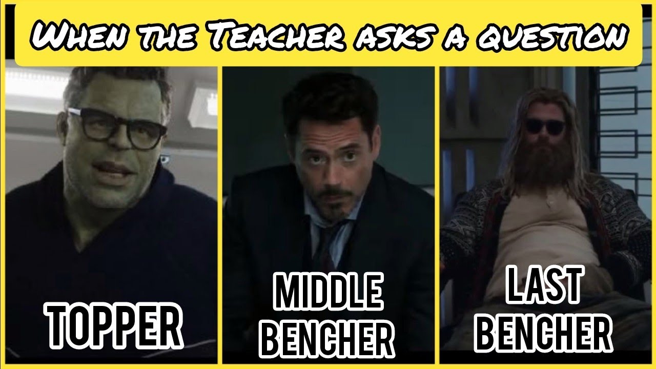 When the Teacher Asks a Question... Marvel Meme - YouTube