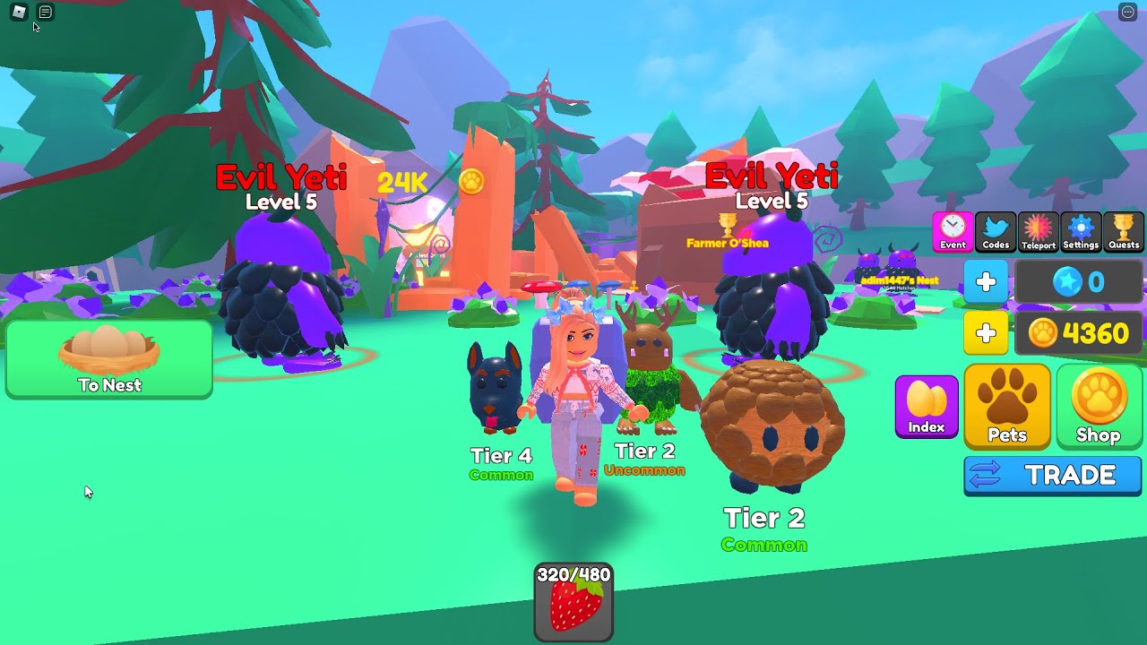 i have super strong pets in pet simulator!! - YouTube