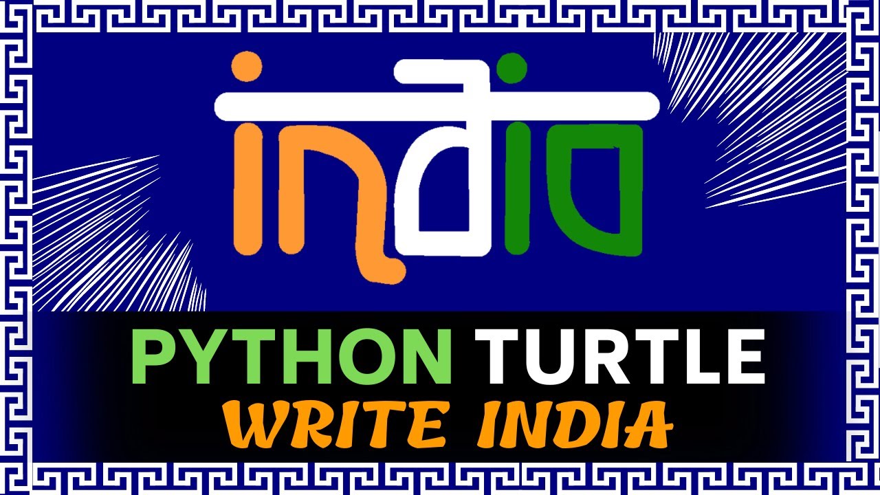 Happy independence day | python turtle | #independenceday | #code_gyani ...