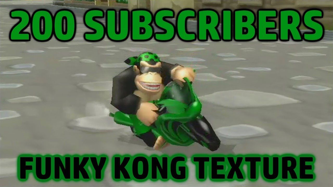 200 SUBSCRIBERS + Funky Kong Texture - YouTube