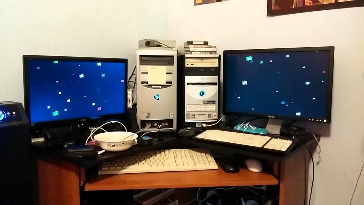 Old Windows 95 screensaver on xp and Vista - YouTube