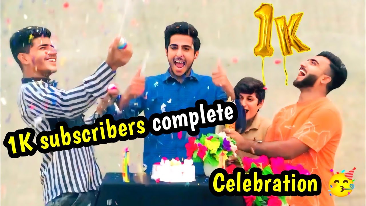Finally 1k subscribers complete 🥳 | 1000 subscribers | rajab family new ...