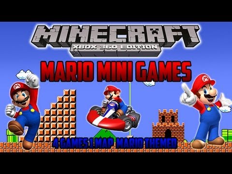 Minecraft Xbox 360: Mario Mini Games - 4 Games 1 Map - YouTube