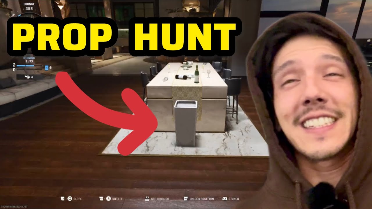 PLAYSTATION SERVER DOWN ⬇️ IM HIGH⬆️ PROP HUNT 🥸 New Map Bounty Bo6 So2 ...