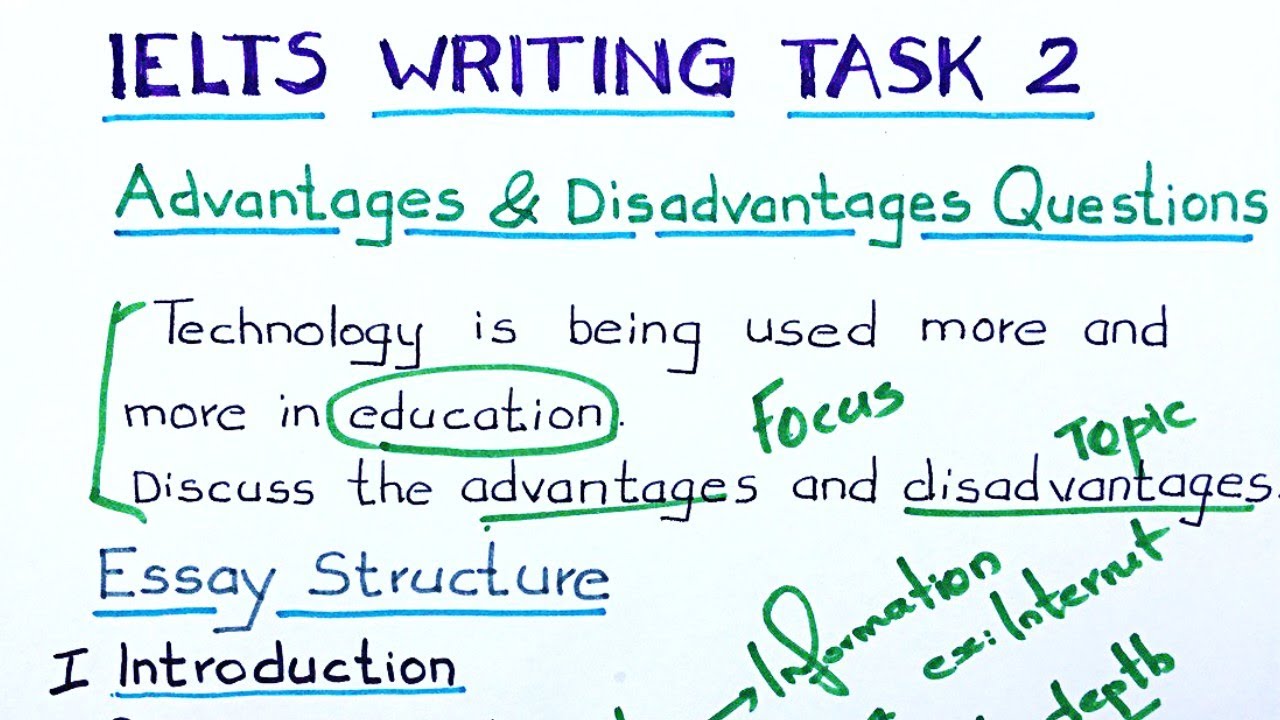IELTS Writing Task 2 BAND 9 Advantage or Disadvantage Questions | WRITING WILL NEVER BE ...