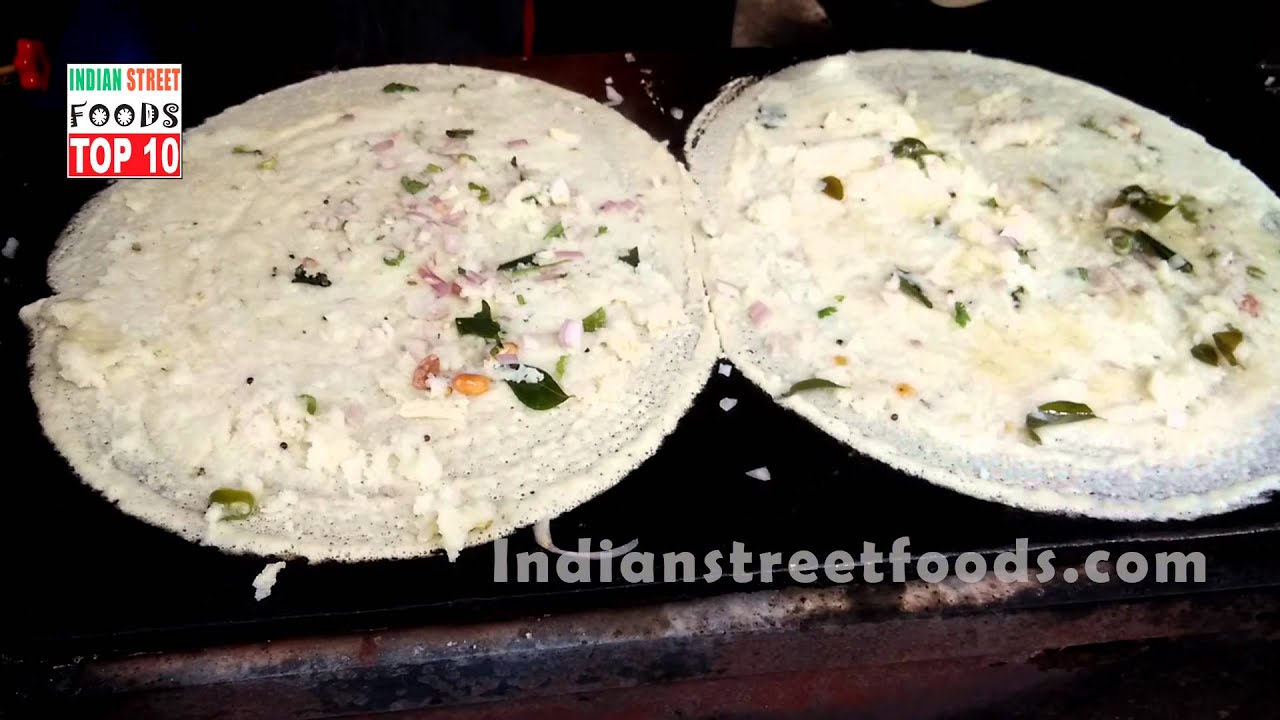 Upma Dosa | Indian street foods - YouTube