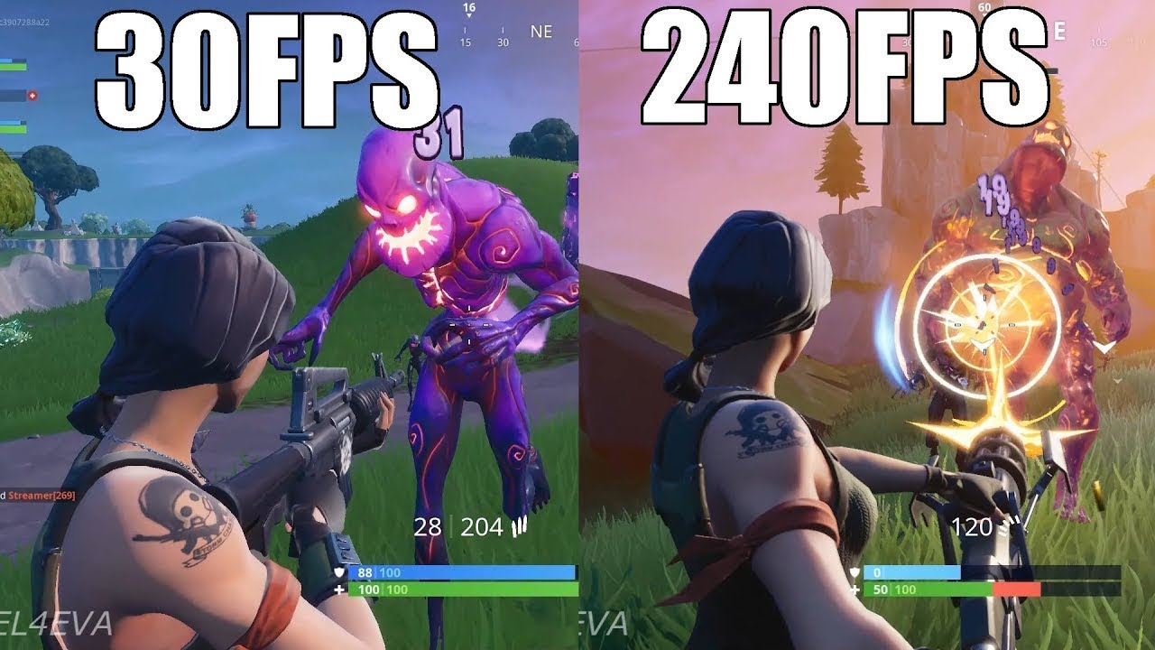 30 FPS VS 200 FPS - YouTube