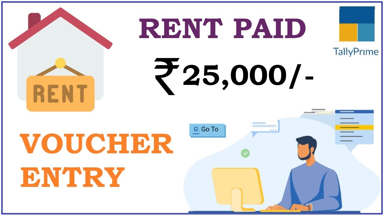 OFFICE Rent Payment | Indirect Expenses | Double Entry Mode | Tally ...